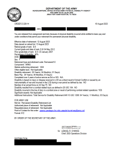 PDRL Orders Do I get Immediate Retirement Pay or Not Until Age 60 ...